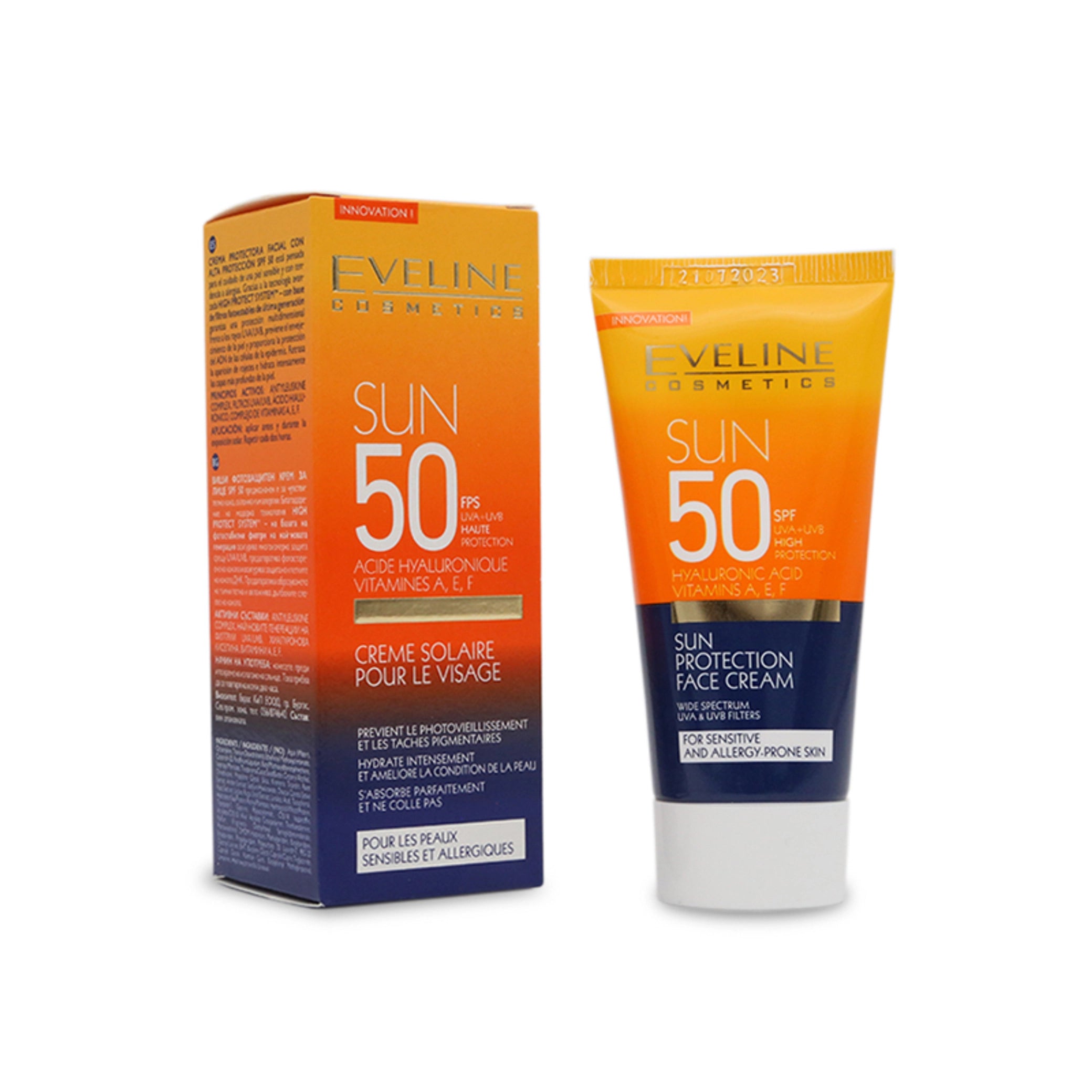 Sun Protection Face Cream SPF50 50ml – Najafi Cosmetics